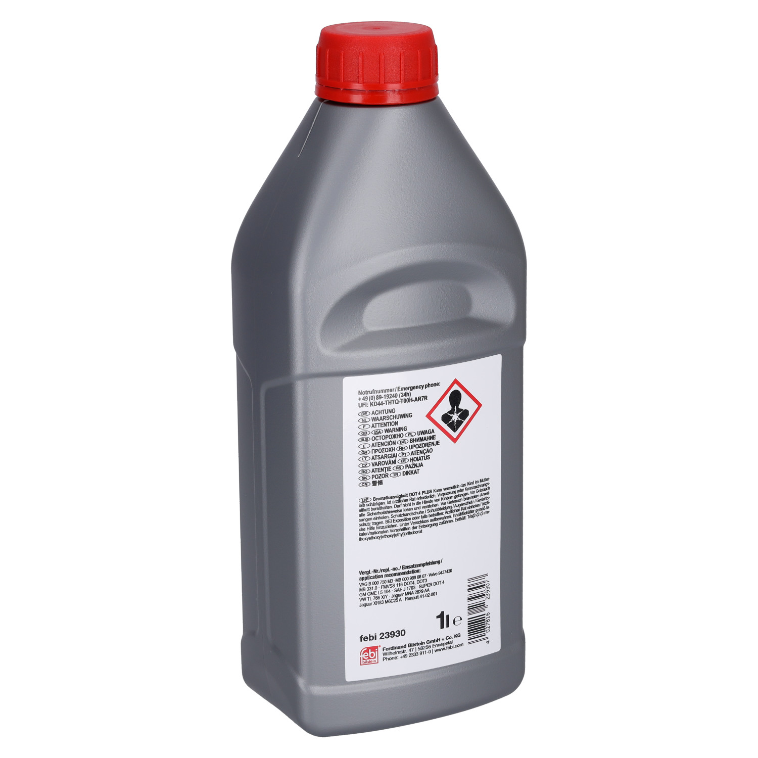 febi | 23930 | Brake Fluid DOT4 Plus | bilstein group partsfinder ...